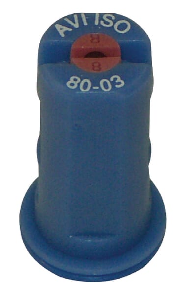Boquilla anti-deriva, venturi, simple chorro plano AVI 80° 03 azul ...
